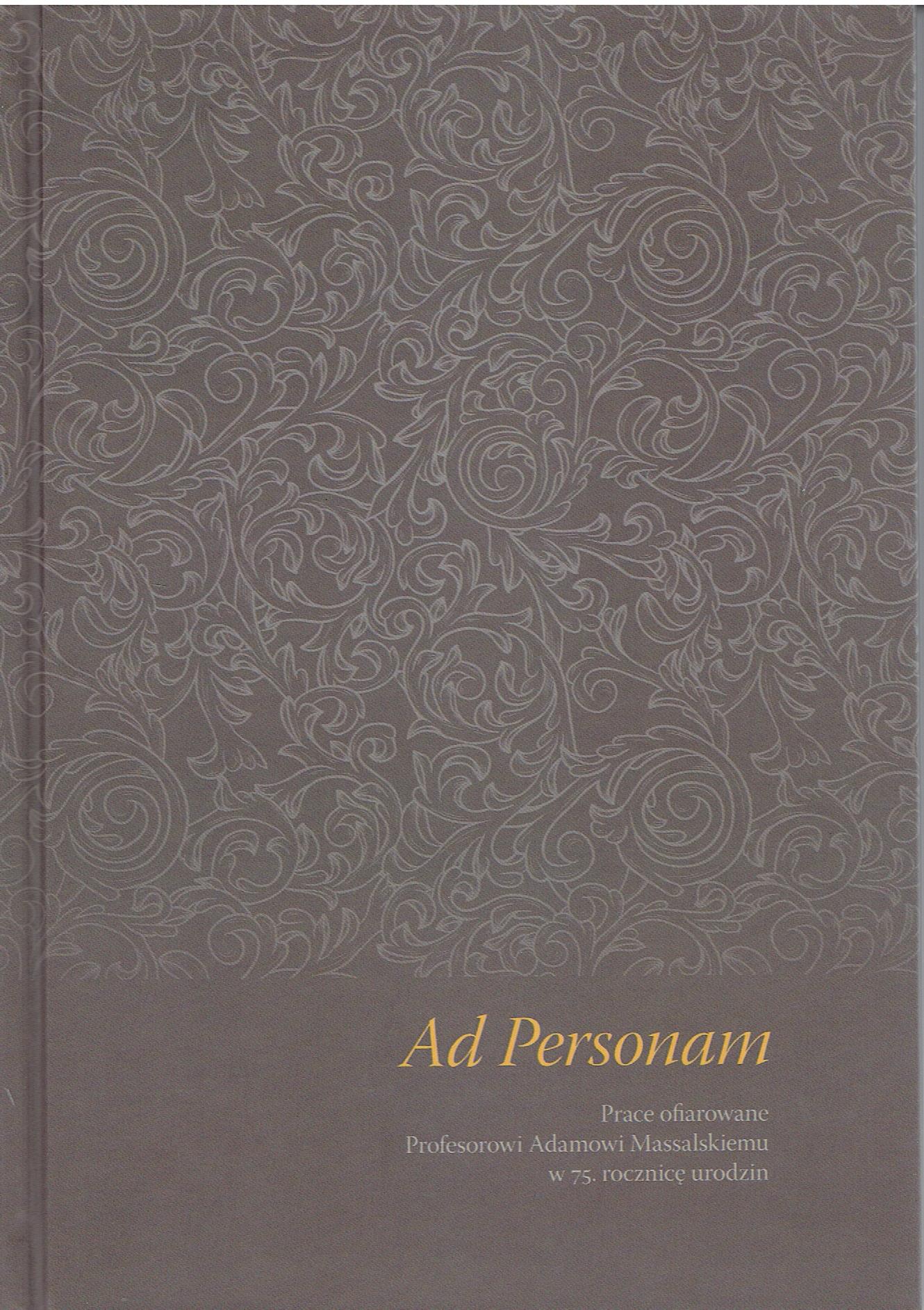 Ad Personam - Kieleckie Towarzystwo Naukowe